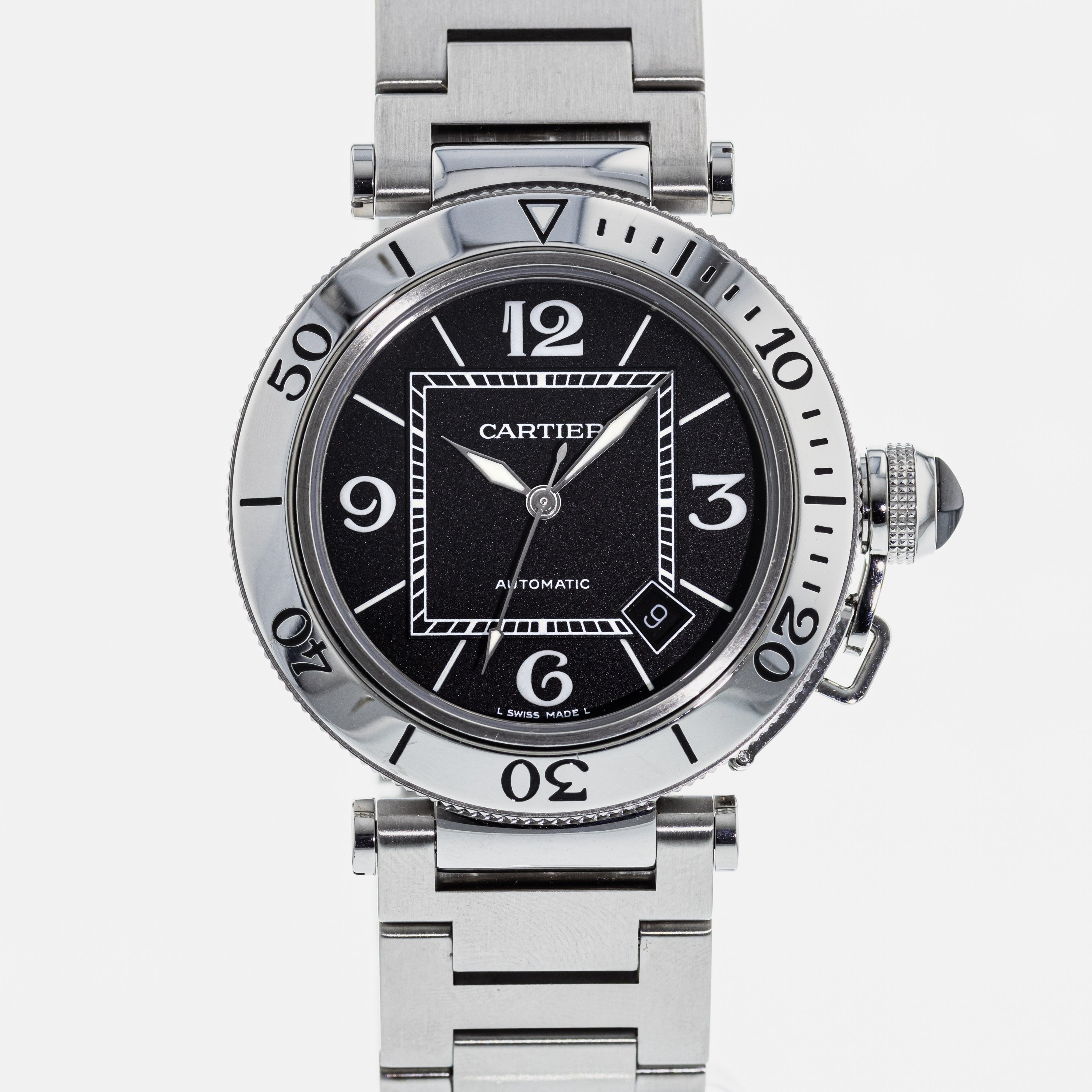 Cartier Pasha Seatimer W31077M7 – HODINKEE Shop Cartier Pasha Seatimer W31077M7 – HODINKEE Shop